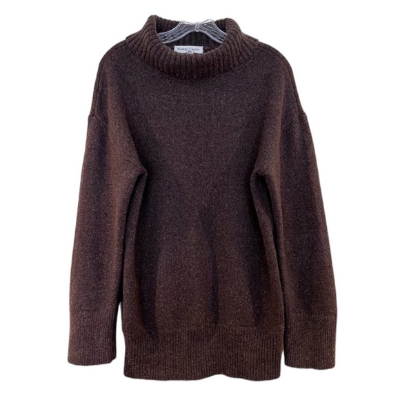 Weekend Stories | Sweaters | Weekend Stories Wool Blend Brown Knit ...